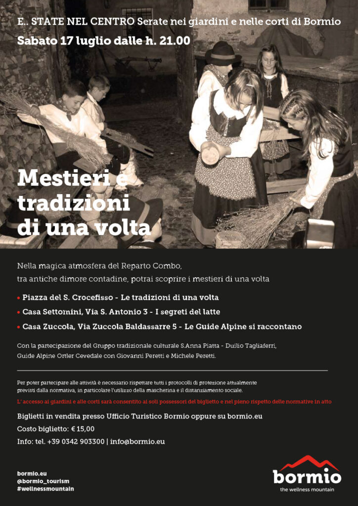 Mestieri e tradizioni di una volta nelle corti di Bormio - BormioInfo